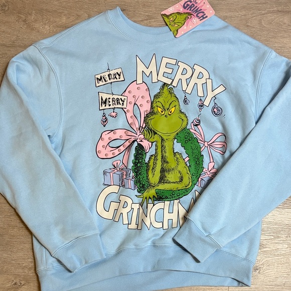 The Grinch | Sweaters | Merry Grinchmas Blue Sweater | Poshmark